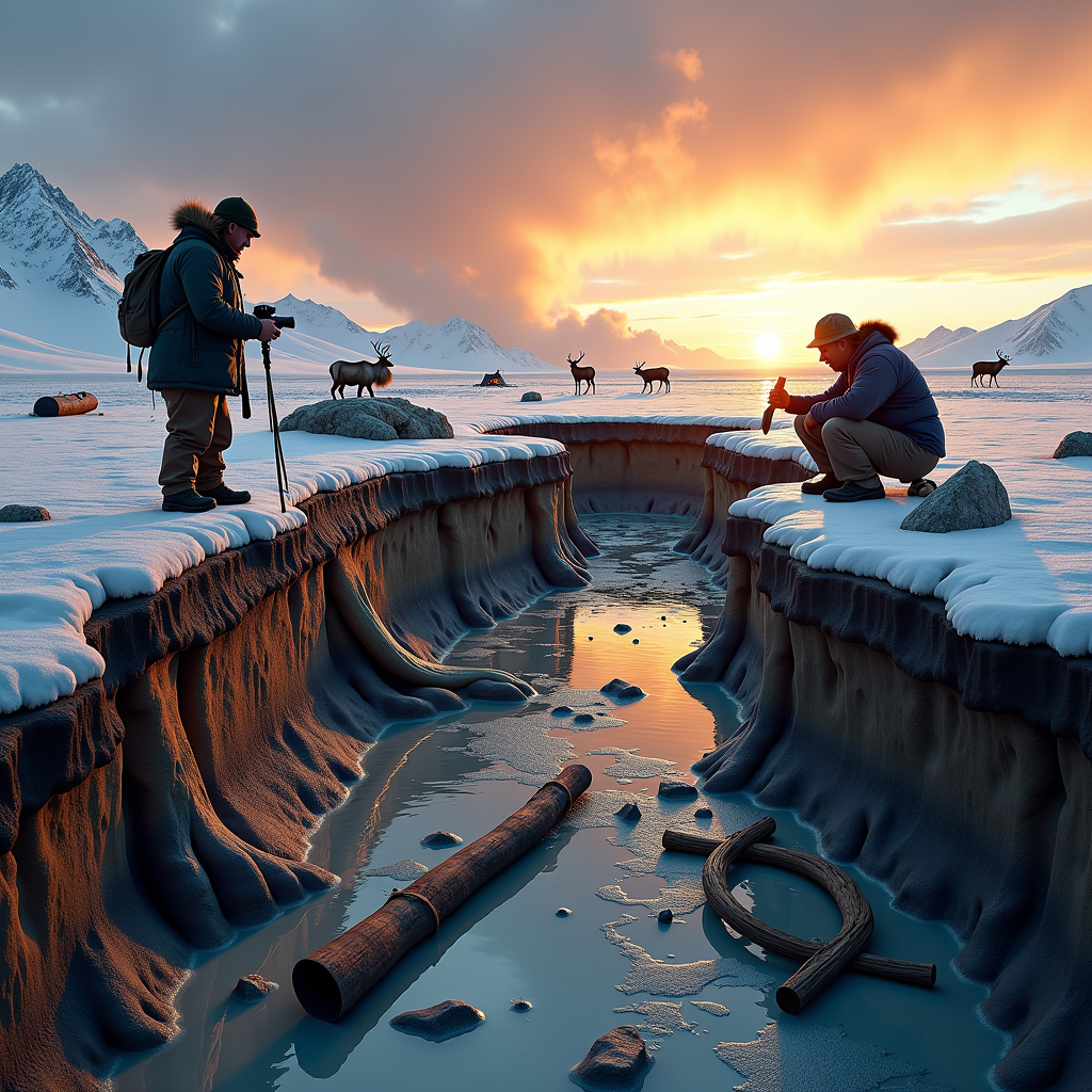 Thawing Permafrost Uncovers Ancient Human Adaptations and Climate ...